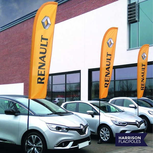 Auto Feather Flags – Harrison Flagpoles